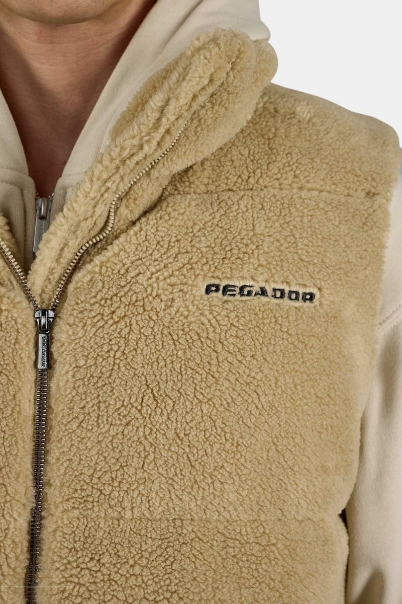Teddy Pufferweste PEGADOR Landin Sand - TUREK
