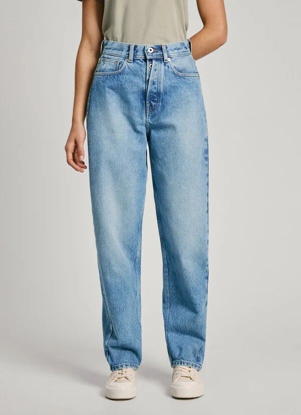 Jeans PEPE JEANS Barrel Addison Light Blue Stone Washed - TUREK