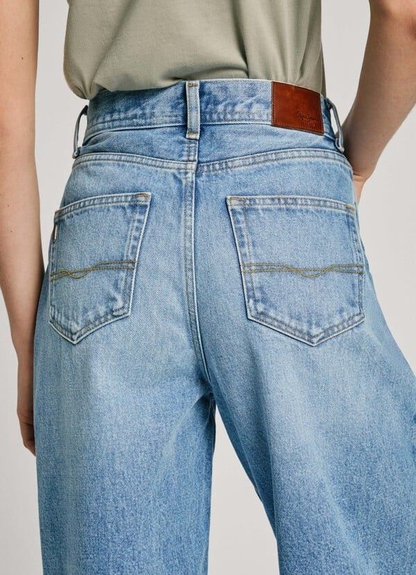 Jeans PEPE JEANS Barrel Addison Light Blue Stone Washed - TUREK