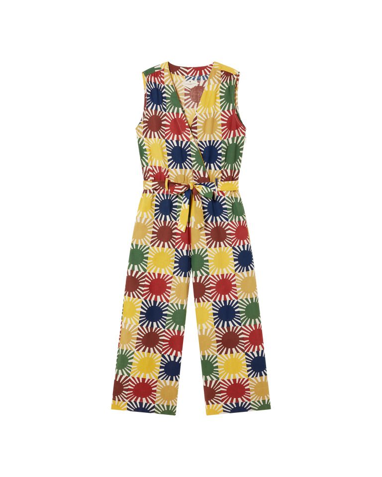 Jumpsuit THINKING MU Winona Multicolor Sun Grid - TUREK